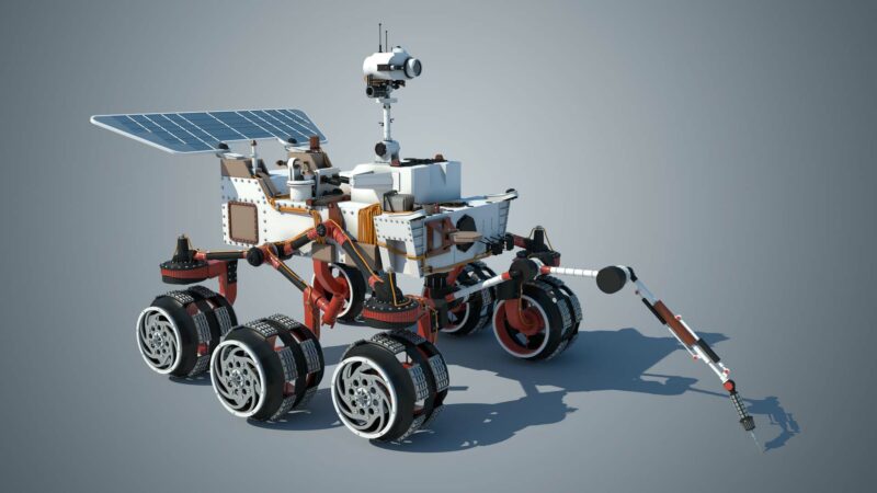 3D Model of a space Rover. Textured and prepared for you projects