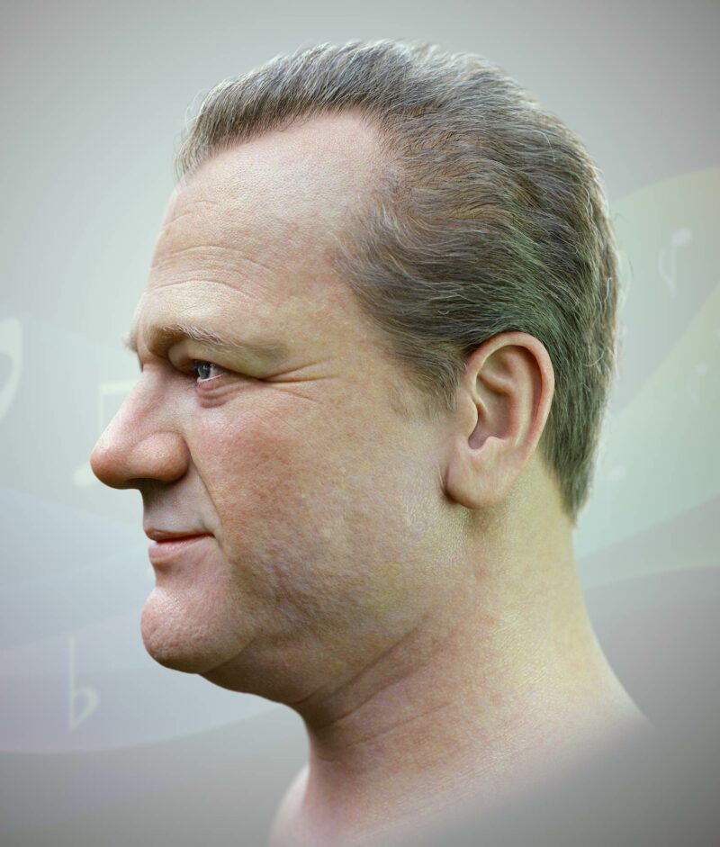 Slavko Avsenik - 3D Digital Double. Virtual Head Reconstruction